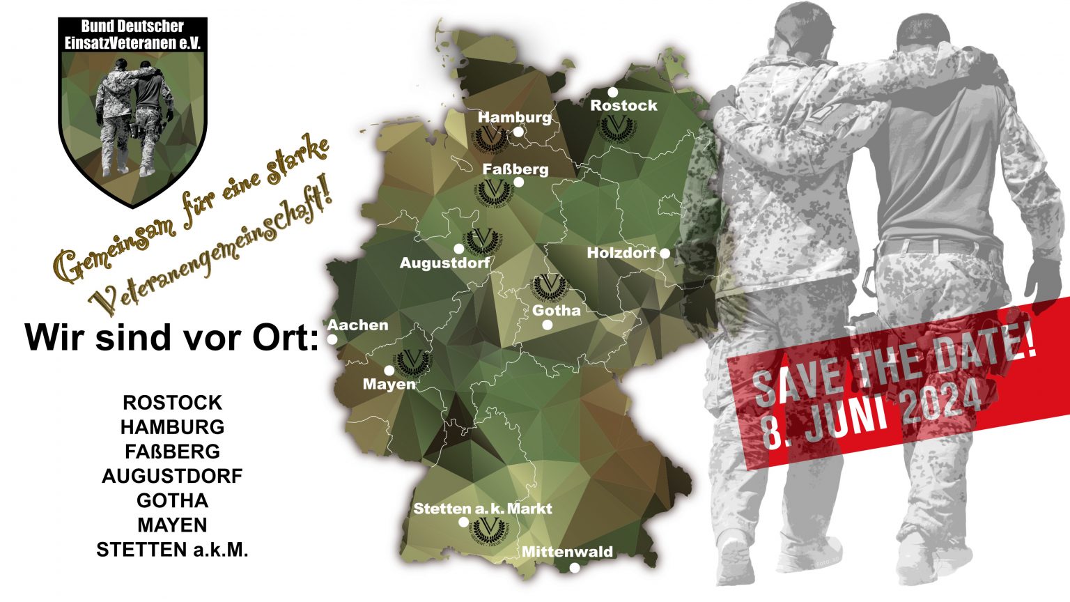 Tag der Bundeswehr 2024: an diesen Standorten ist der BDV e.V. für Euch ...